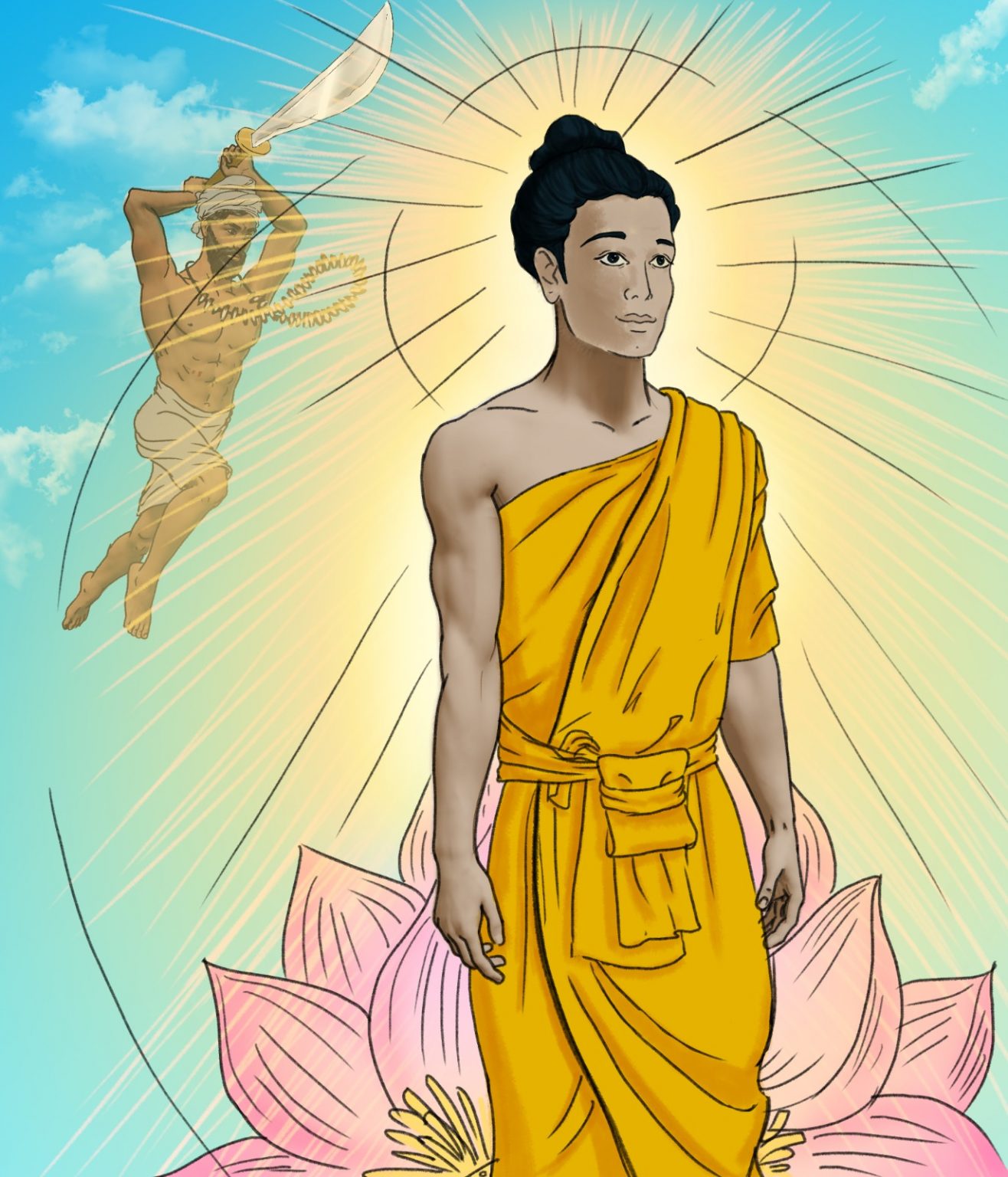 The infamous Angulimal "Finger Necklace"